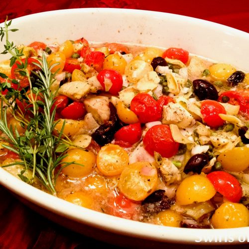 Oven Baked Tilapia Provencal - Swirls of Flavor