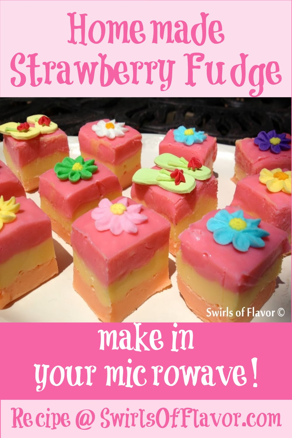 Strawberry Fudge - Swirls of Flavor