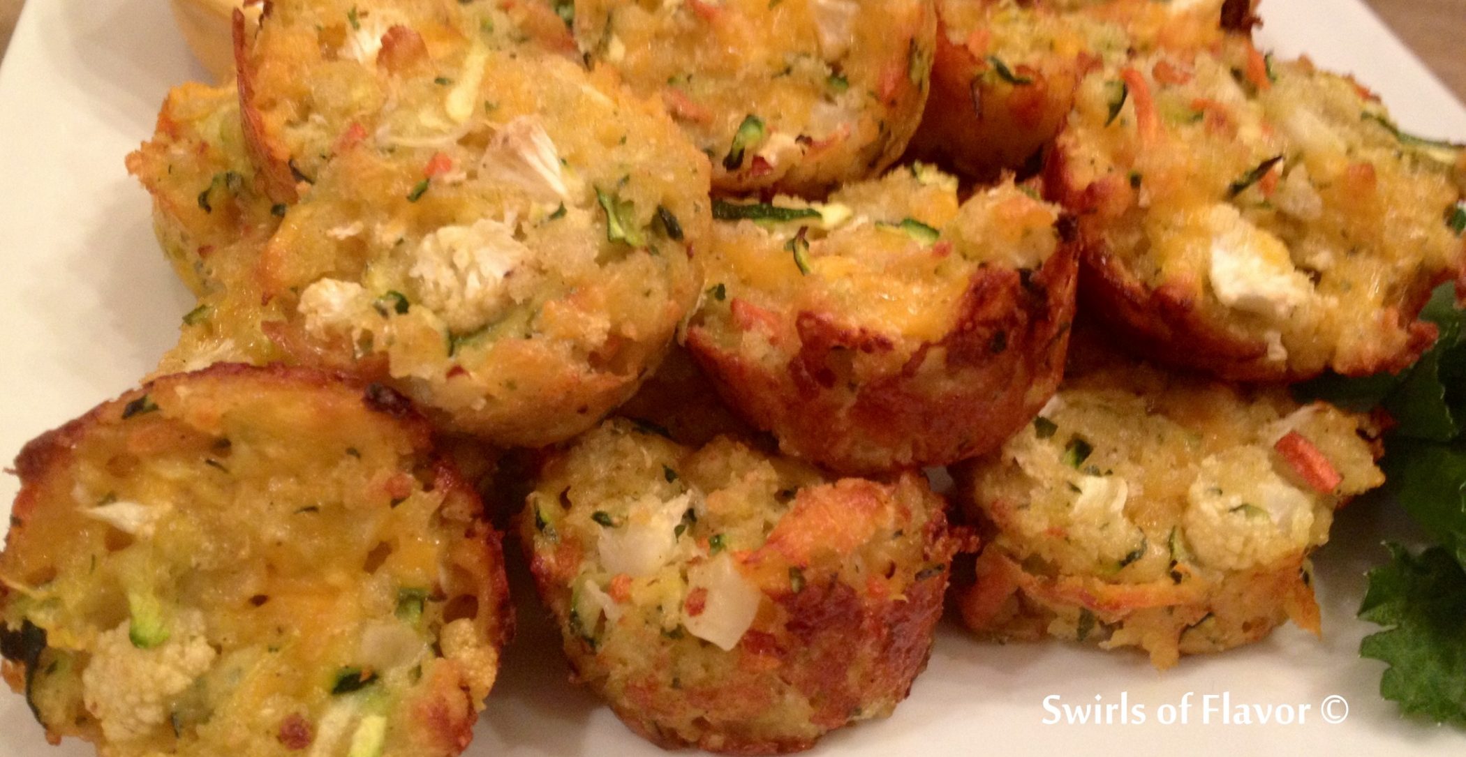 Cheesy Veggie Tots - Swirls of Flavor