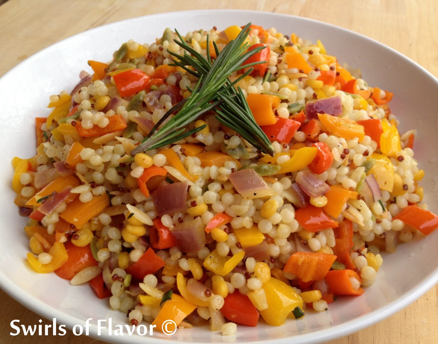 Couscous With Vegetables - Swirls of Flavor