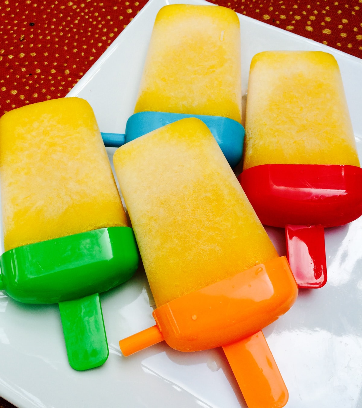 Pineapple Mango Ice Pops - Swirls of Flavor