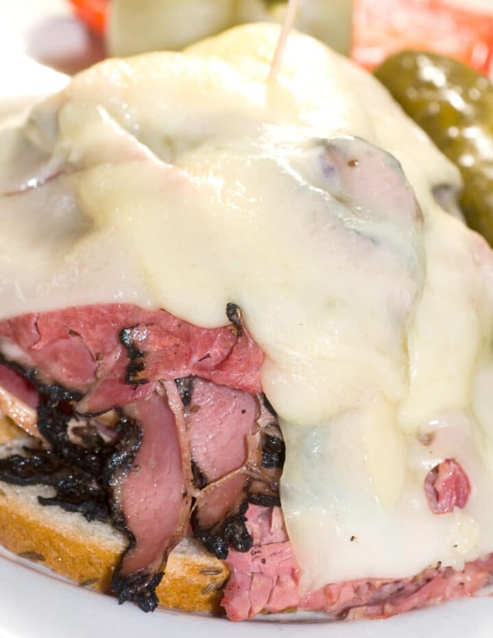 Open-Faced Reuben Sandwich - Swirls of Flavor