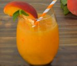 Frozen Peach Bellini Recipe - Swirls of Flavor