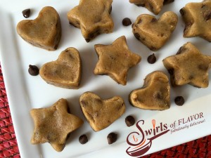 No-Bake Chocolate Chip Cookie Bites - Swirls of Flavor