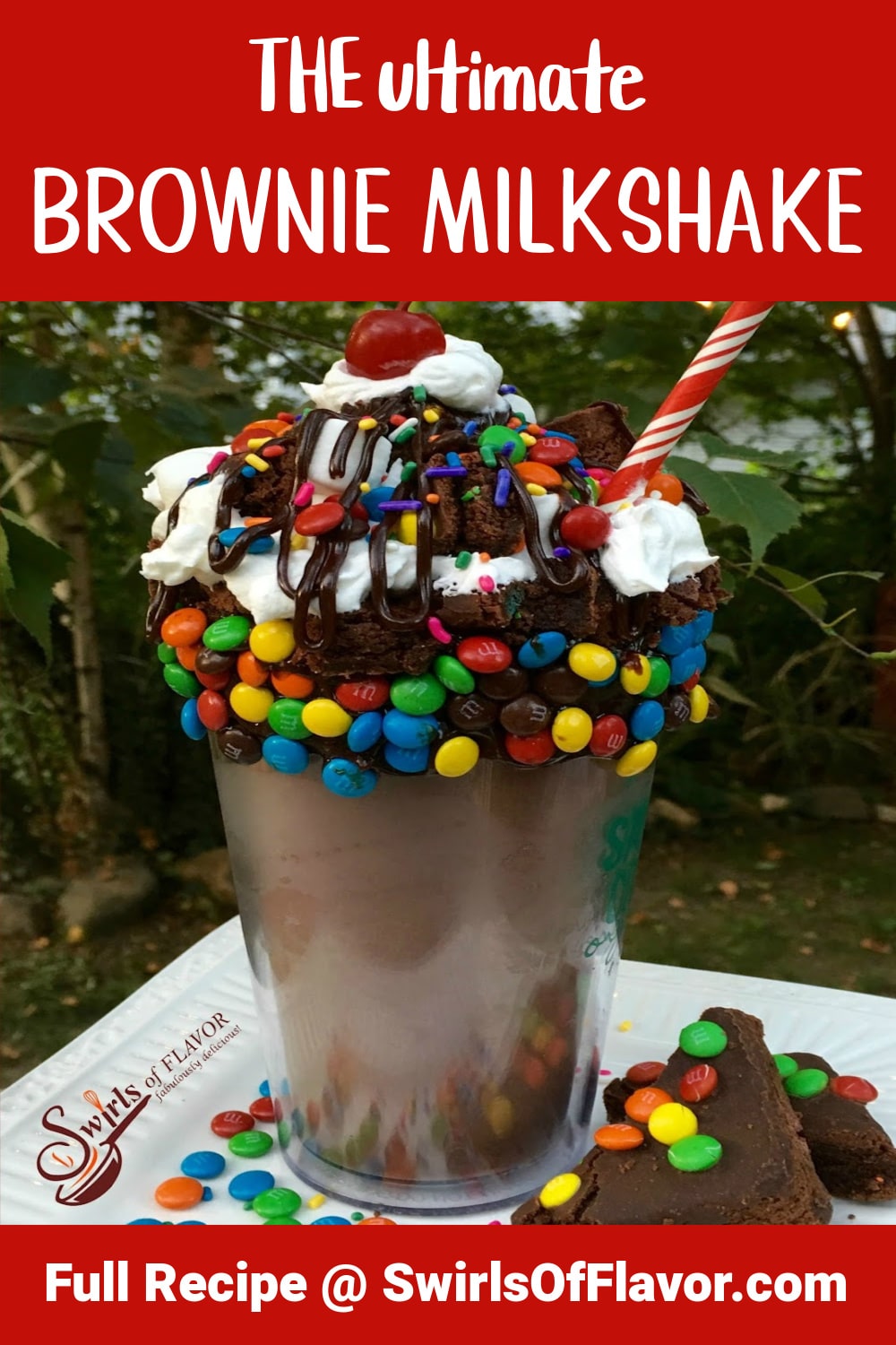 Ultimate Brownie Milkshake - Swirls of Flavor