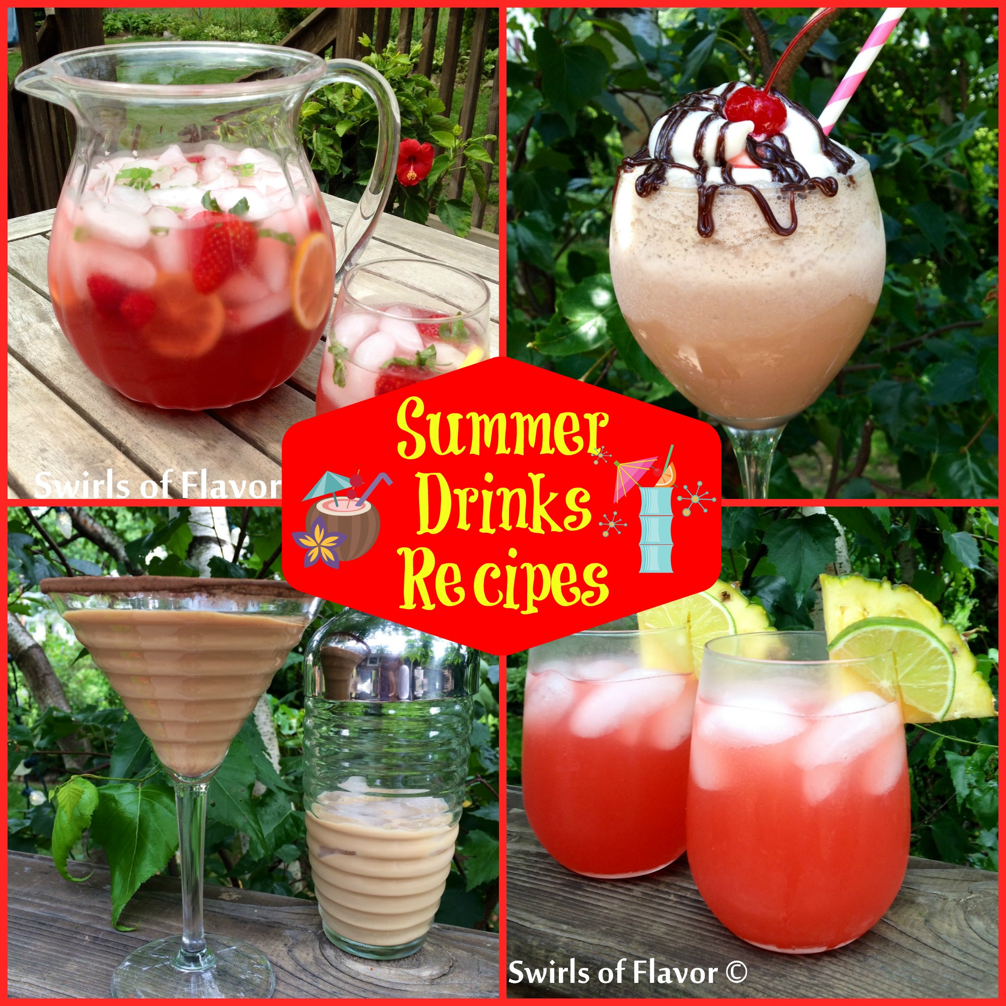 Summer Drinks Recipes - Swirls of Flavor
