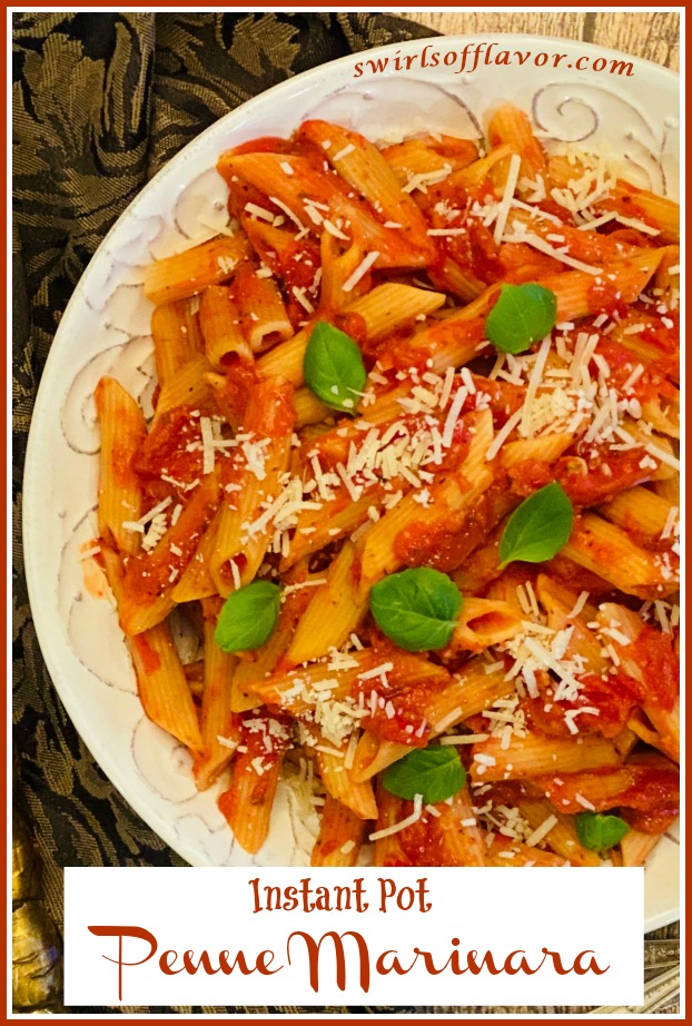 Instant Pot Penne Pasta With Homemade Pasta Sauce - Swirls of Flavor