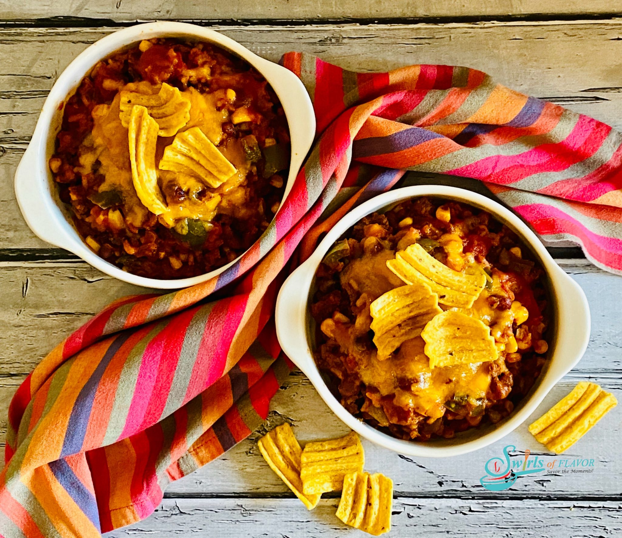 One Pot Chili With Rice - Swirls of Flavor