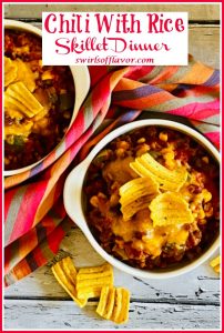 One Pot Chili With Rice - Swirls of Flavor