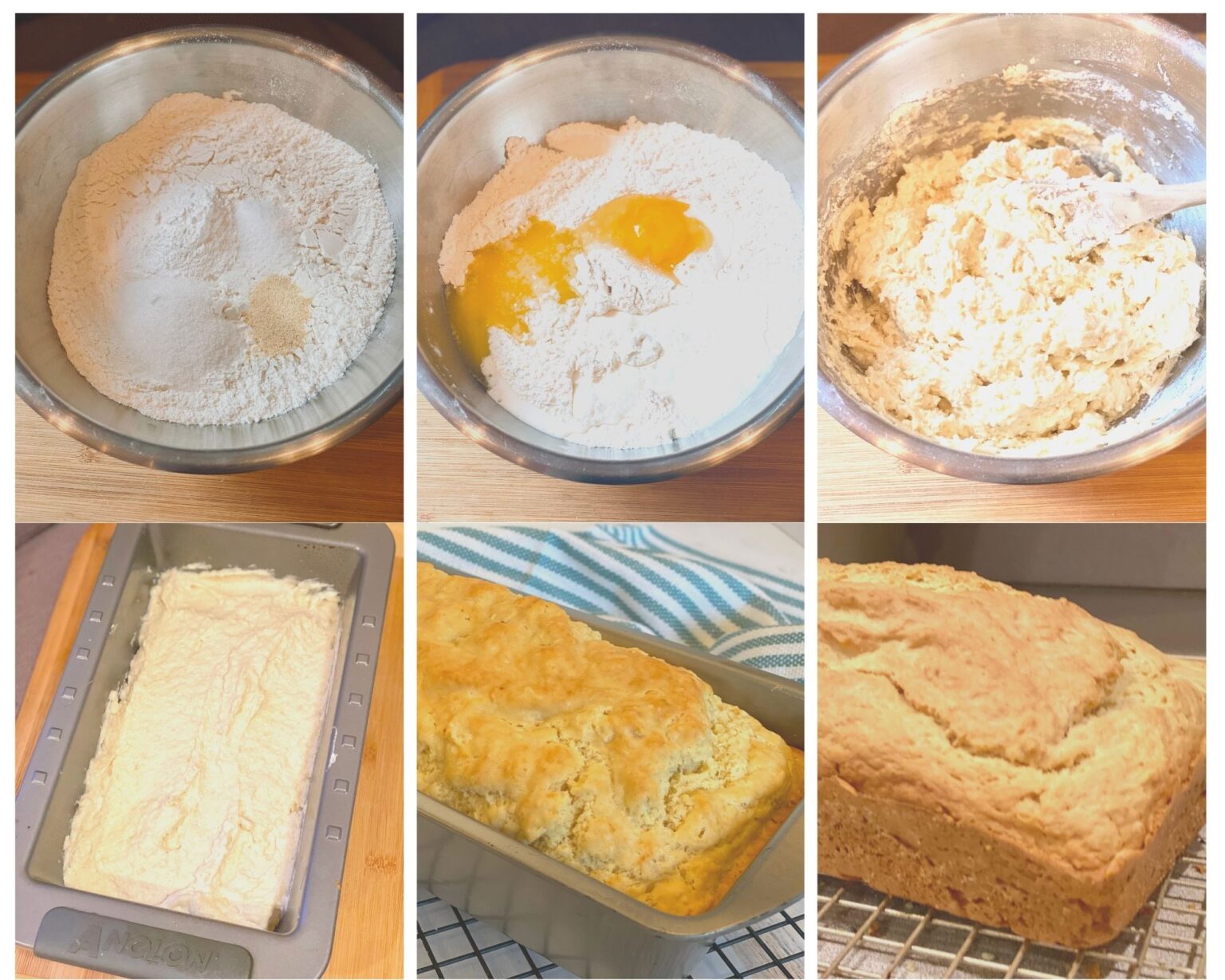 Easy Homemade Bread Without Yeast - Swirls of Flavor