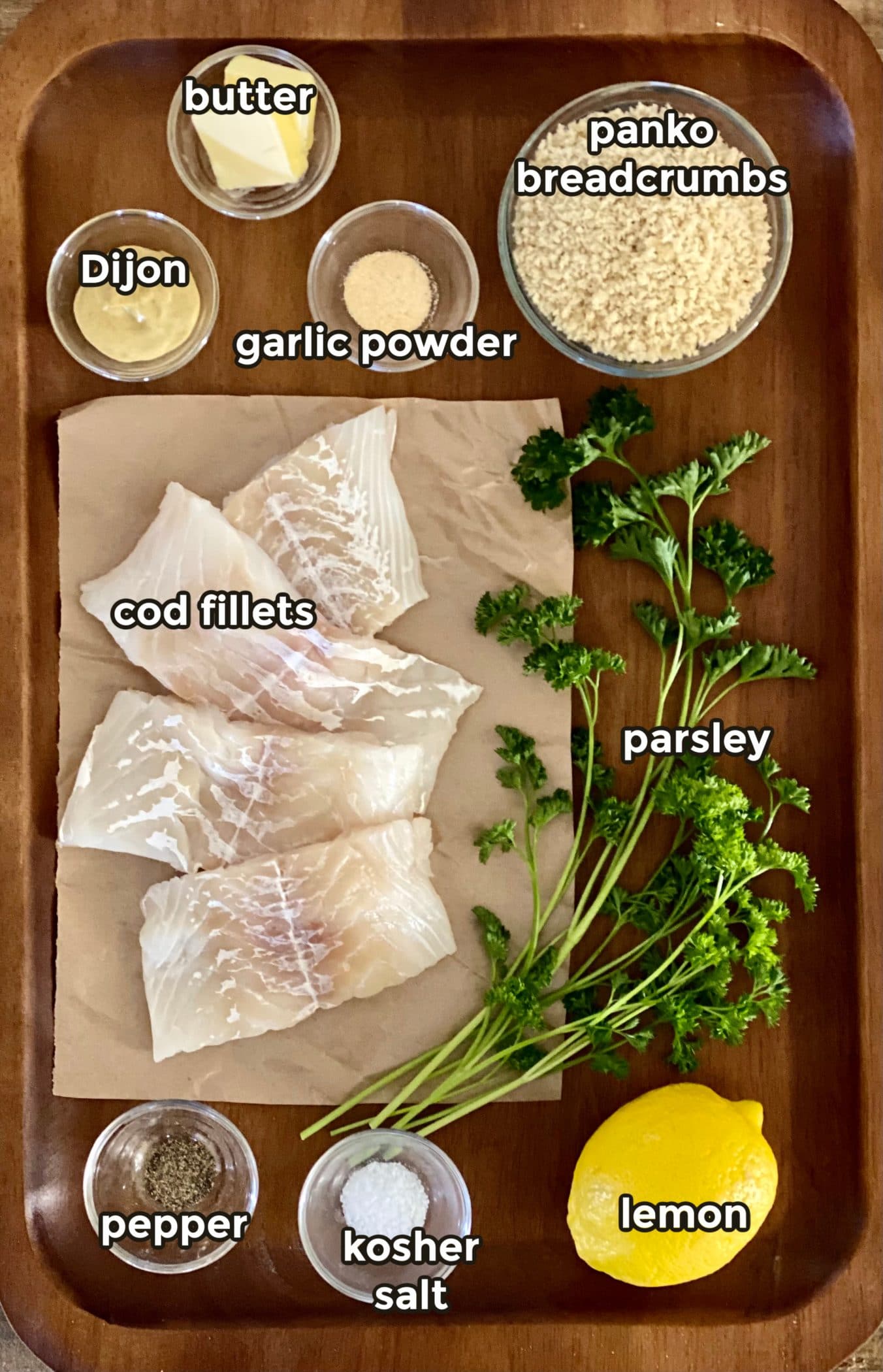 Baked Cod With Panko - Swirls of Flavor