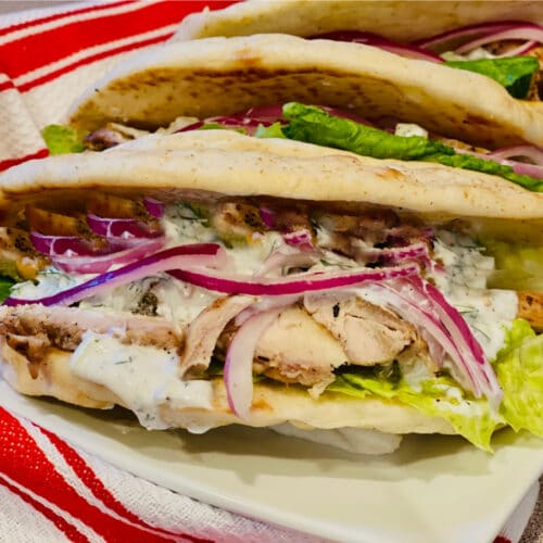 Chicken Gyros Recipe - Swirls of Flavor