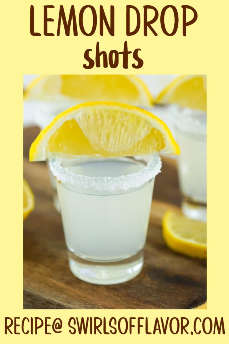 Lemon Drop Shot Recipe - Swirls of Flavor