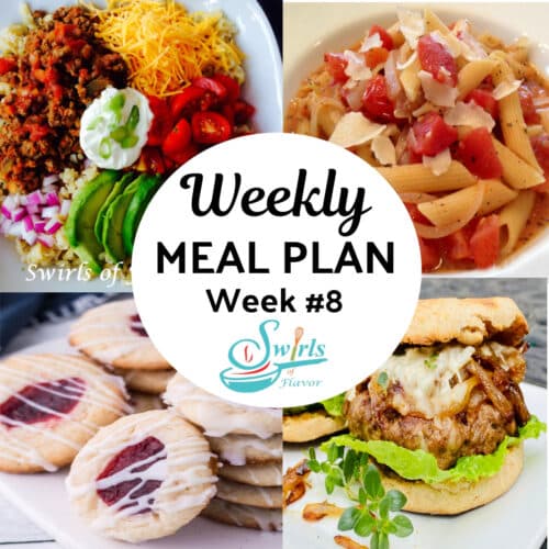 Weekly Meal Plan 8 - Swirls of Flavor