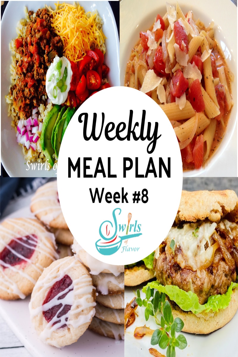 Weekly Meal Plan 8 - Swirls of Flavor
