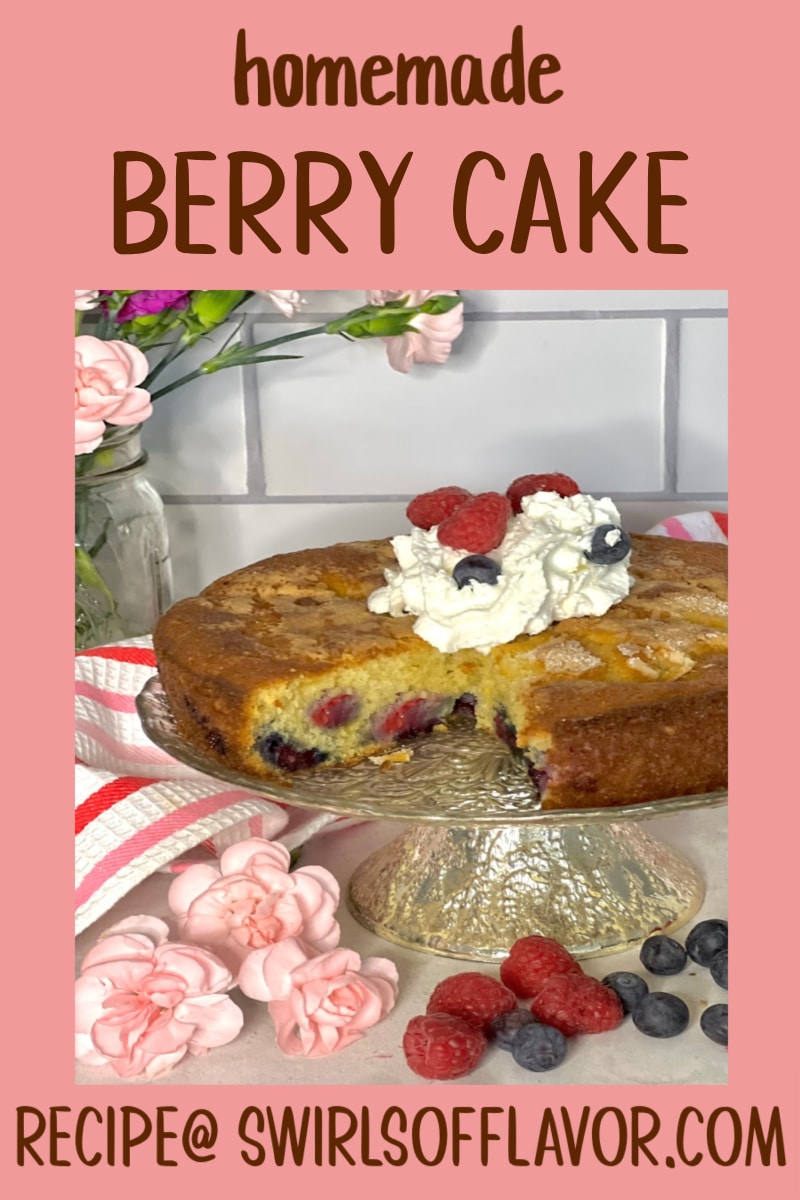 Berry Cake - Swirls of Flavor