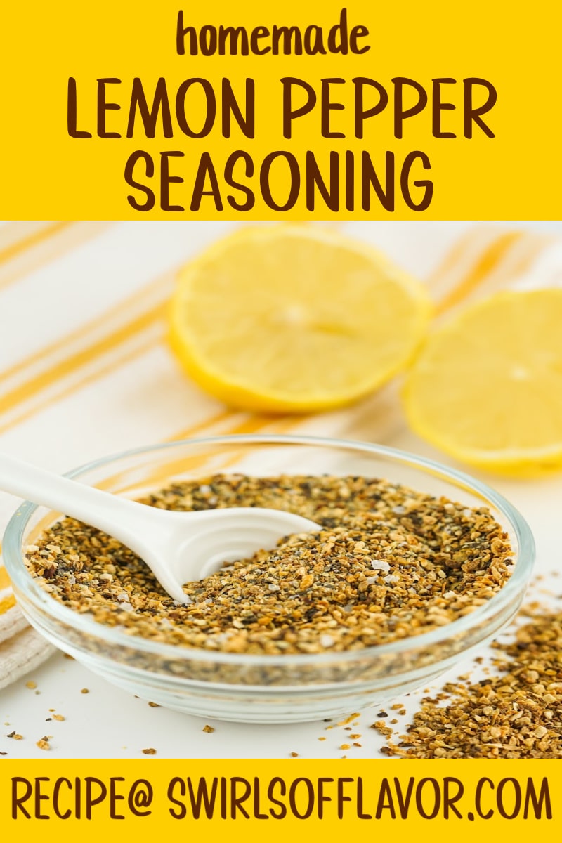 Lemon Pepper Seasoning - Swirls of Flavor