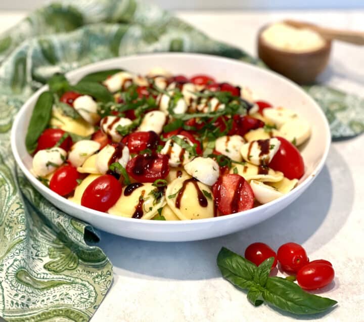 Caprese Ravioli - Swirls of Flavor