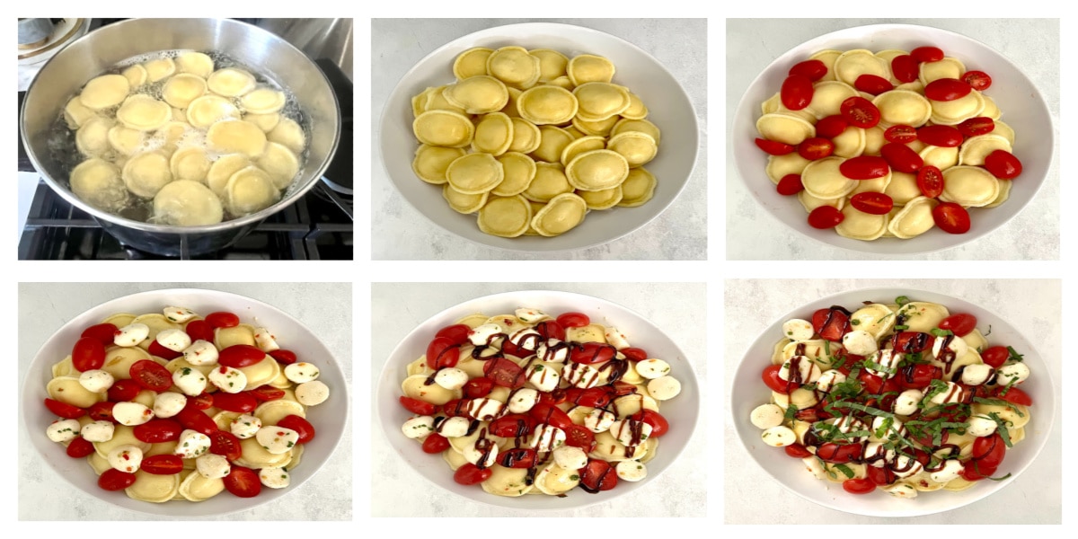 Caprese Ravioli - Swirls of Flavor