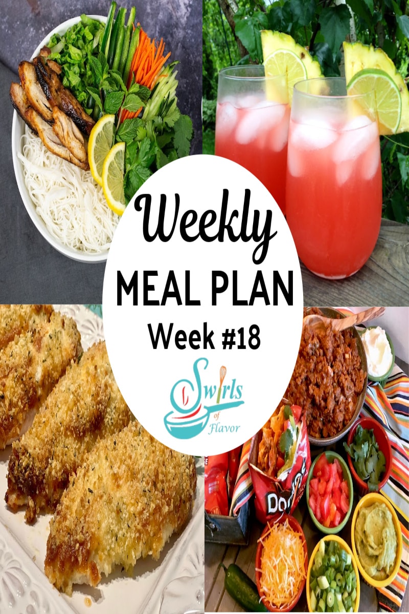 Weekly Meal Plan 18 - Swirls of Flavor
