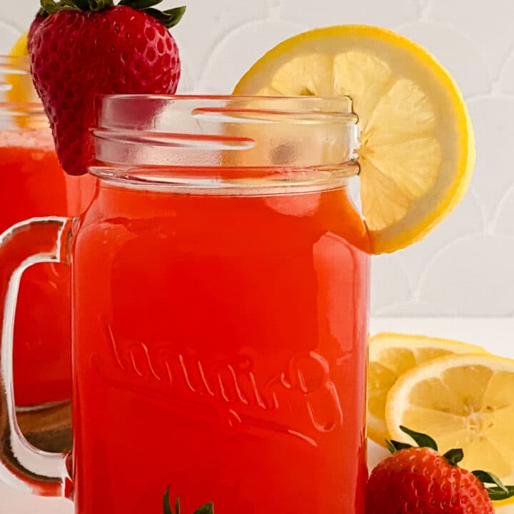 Homemade Strawberry Lemonade Recipe - Swirls of Flavor
