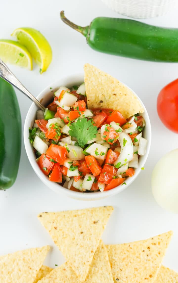 Pico de Gallo Recipe - Swirls of Flavor
