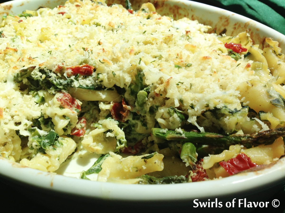 Creamy Baked Pasta Primavera
