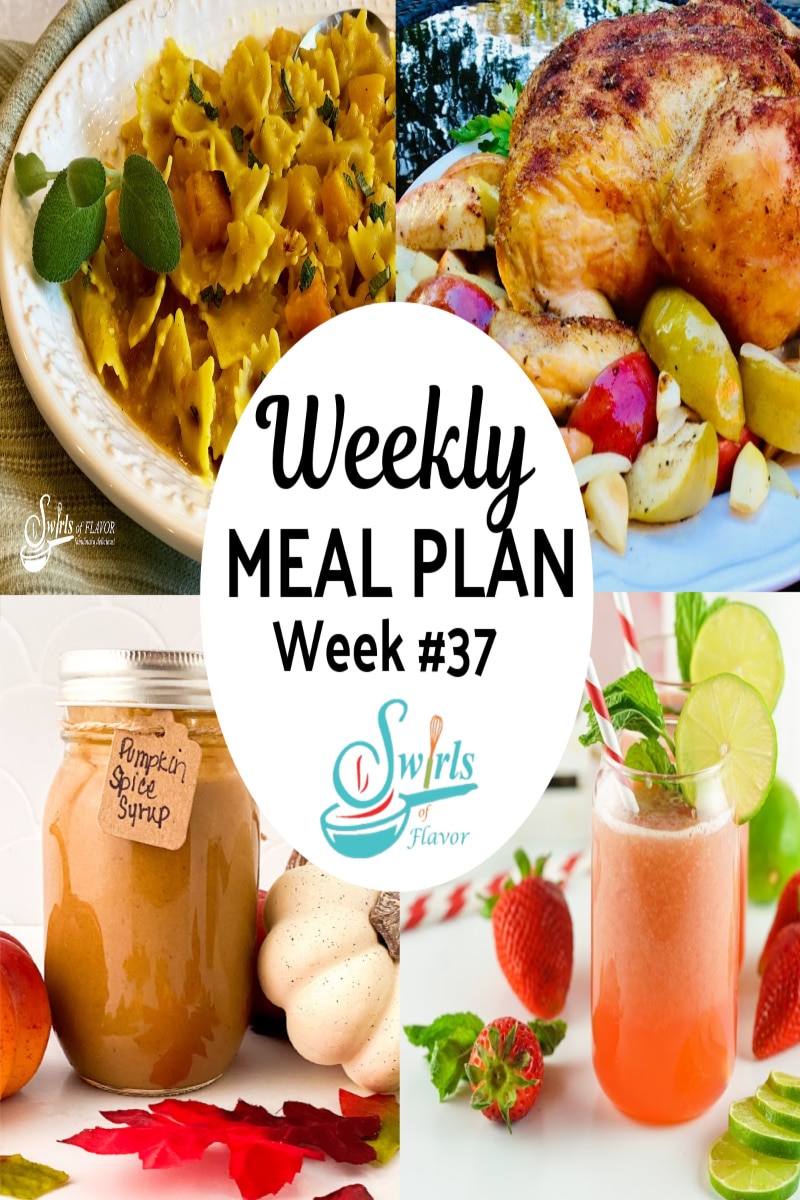 Weekly Meal Plan 37 - Swirls of Flavor