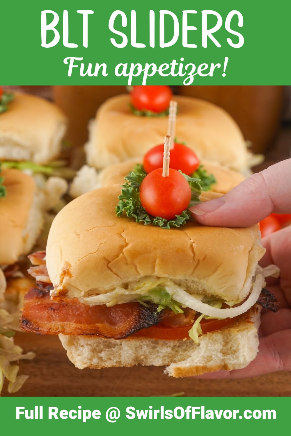 BLT Sliders - Swirls of Flavor