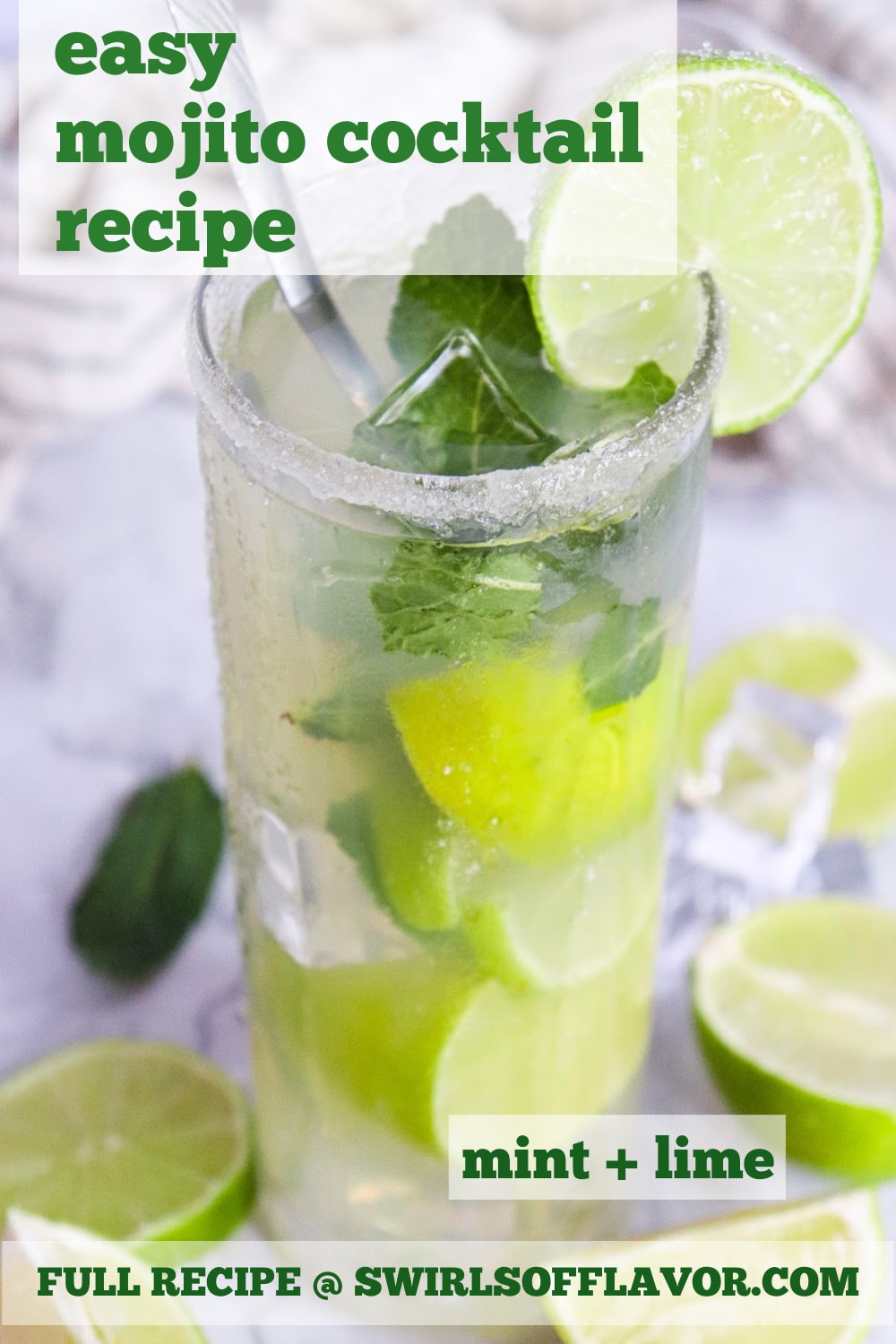 Bacardi Mojito Cocktail - Swirls of Flavor