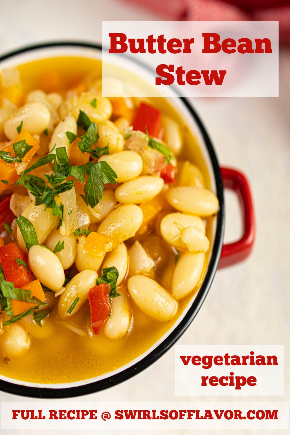 Butter Bean Stew - Swirls of Flavor