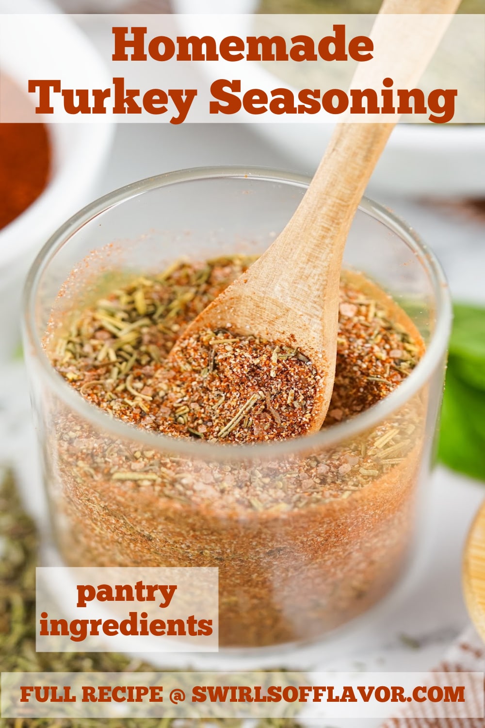 Homemade Turkey Rub Seasoning - Swirls of Flavor