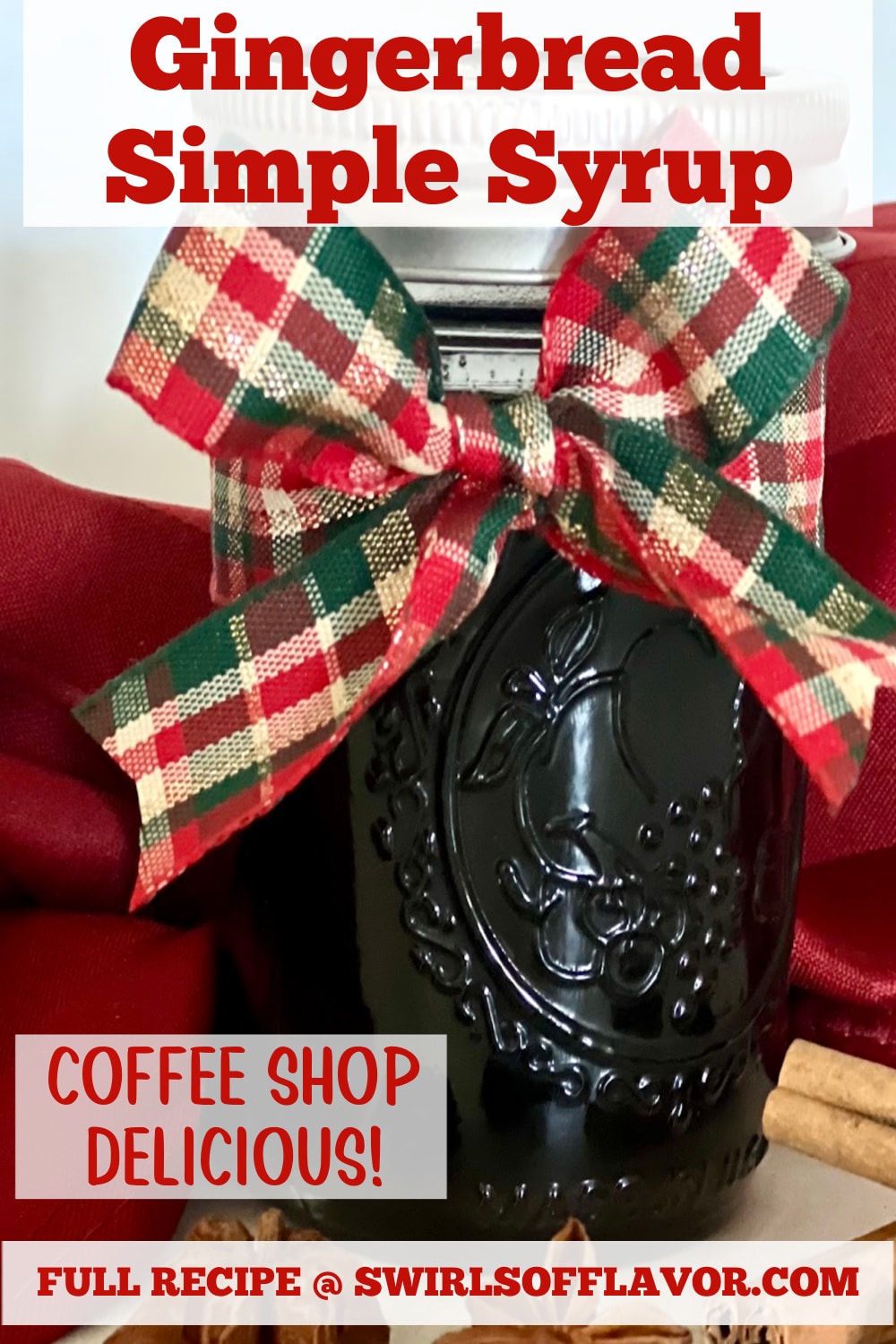 Gingerbread Syrup - Swirls of Flavor