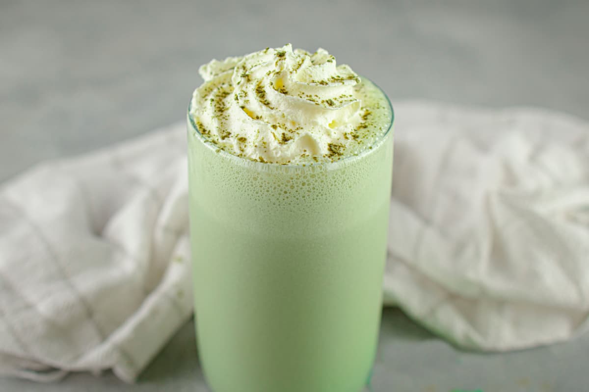 Copycat Starbucks Matcha Frappuccino - Swirls of Flavor