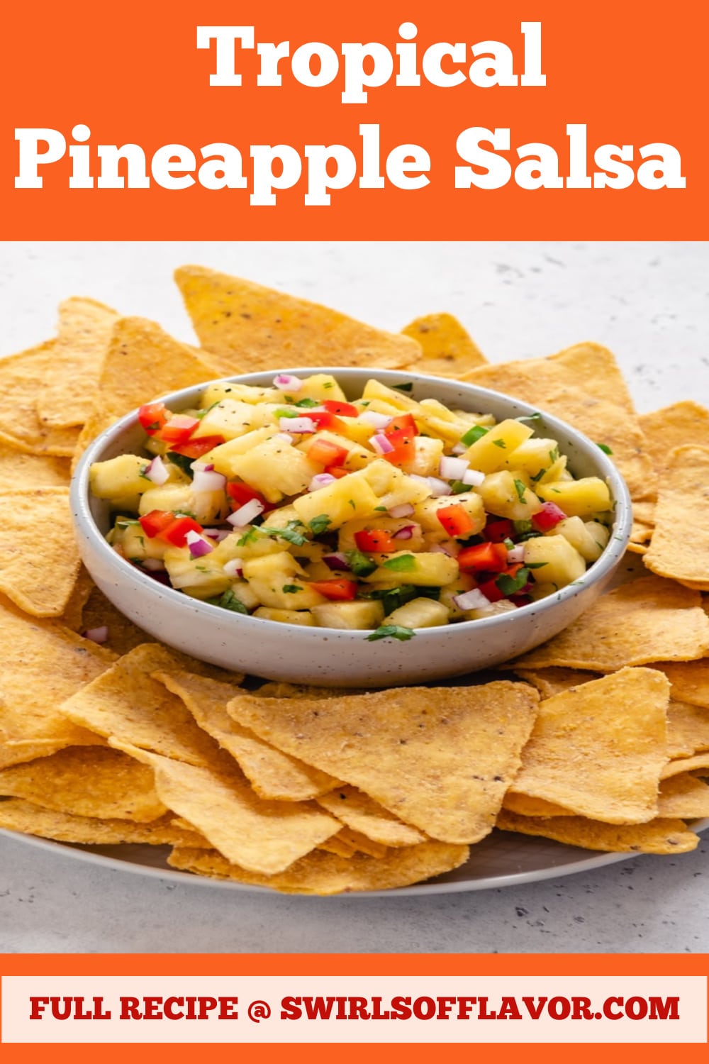 Sweet and Spicy Pineapple Salsa Recipe - Swirls of Flavor