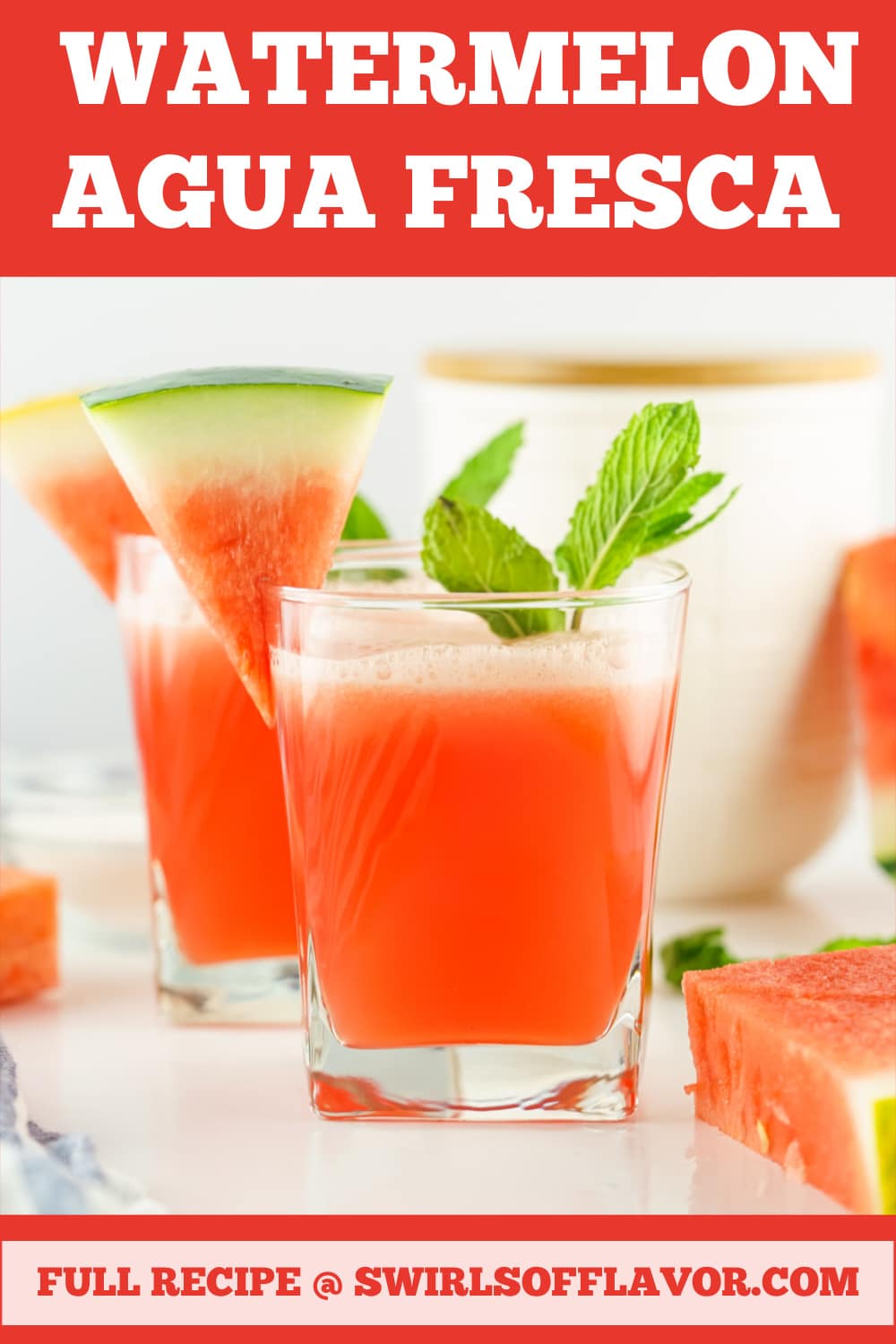 Refreshing Watermelon Water Recipe - Swirls of Flavor