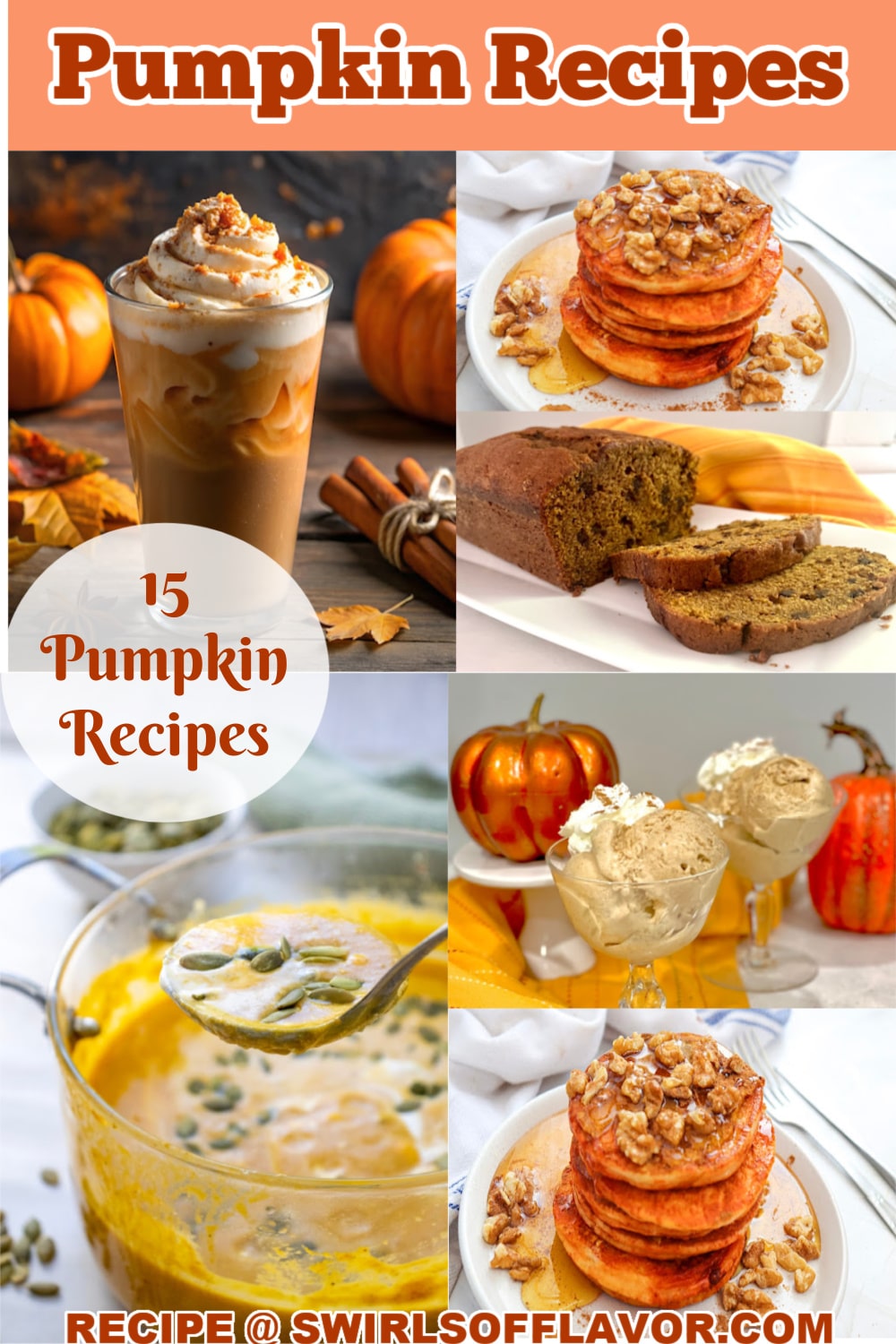 Pumpkin Recipes Roundup - Swirls of Flavor
