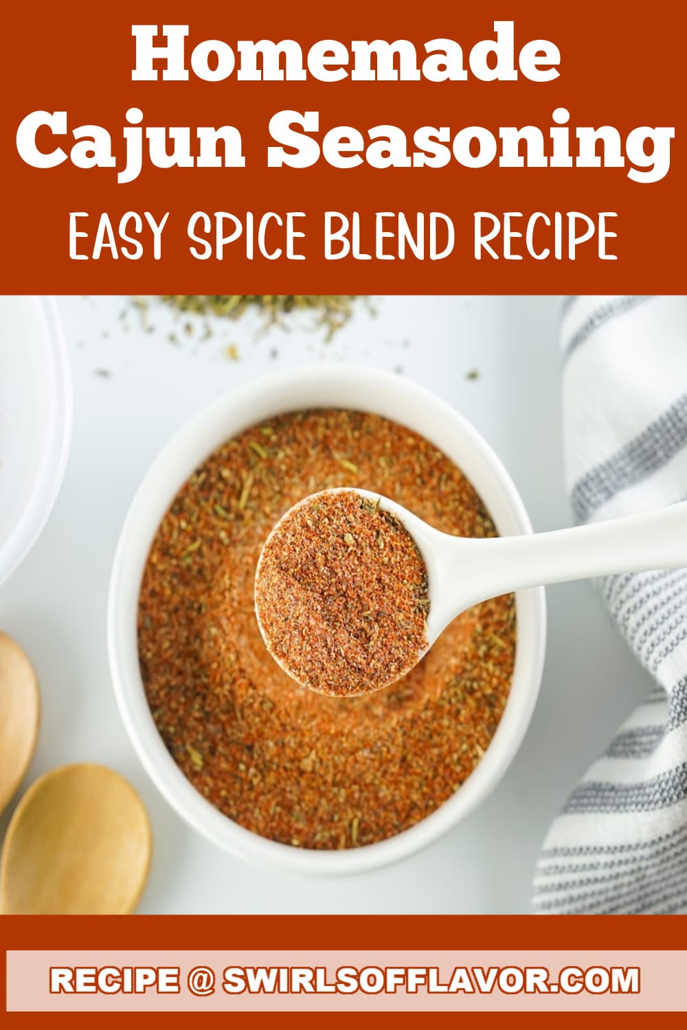 Homemade Cajun Seasoning Recipe - Swirls of Flavor